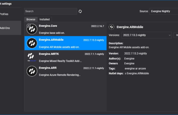 Evergine | The multiplatform graphics engine designed for industry